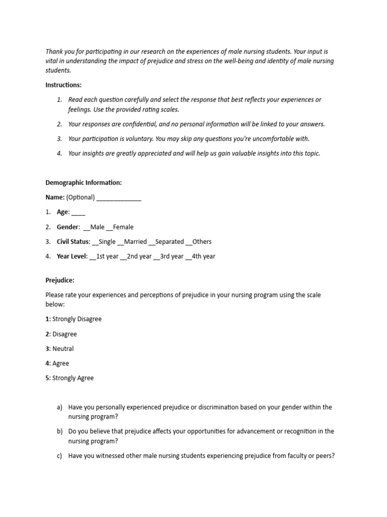 Thesis Questionnaire | PDF | Self Esteem | Self Efficacy