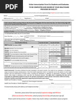 Mantoux Tuberculin Skin Test Record Form | PDF