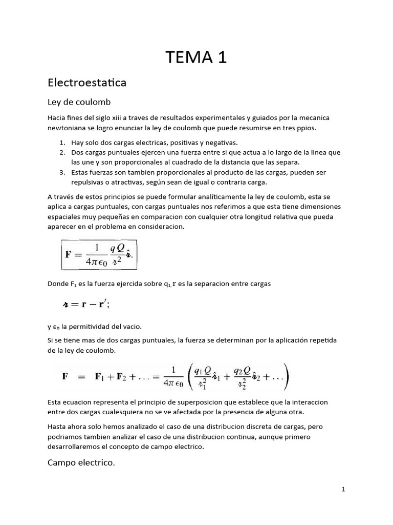 Electroestatica | PDF | Corriente eléctrica | Dieléctrico