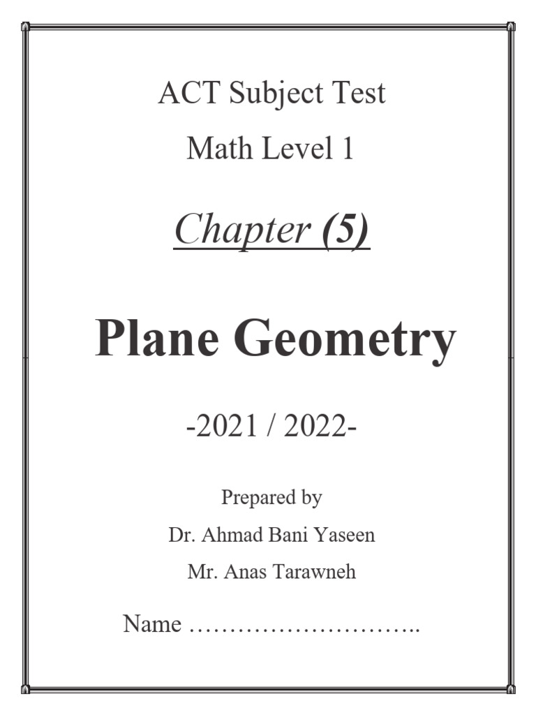 Feb 2022 M1 Chapter 5 S Pdf Circle Triangle