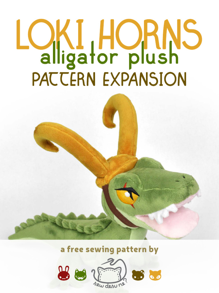 Loki Horns Sewing Pattern Guide | PDF | Sewing | Seam (Sewing)