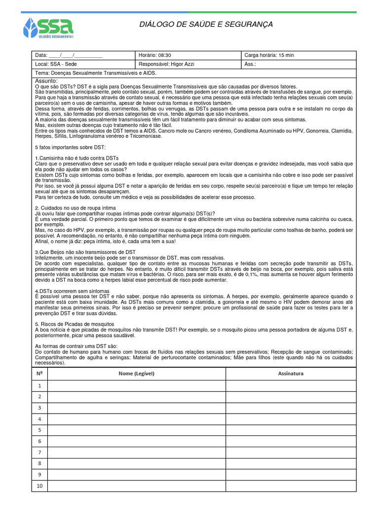 Lista DDS - SSA04 | PDF