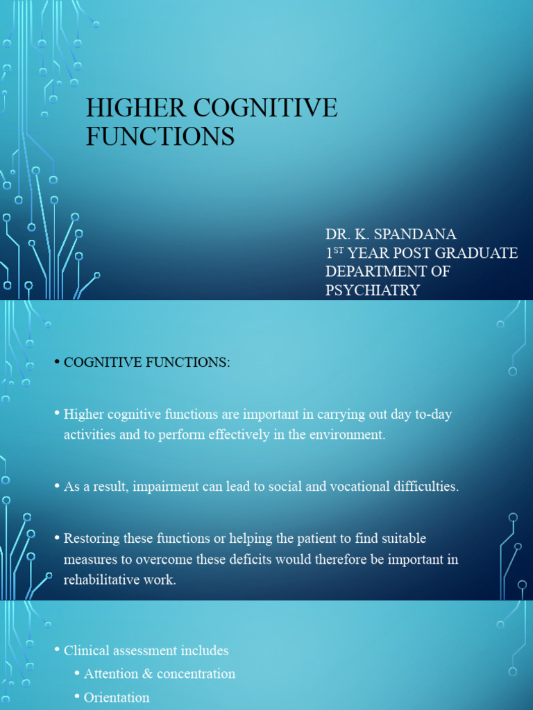 Cognitive Function Assessment Guide | PDF | Memory | Recall (Memory)
