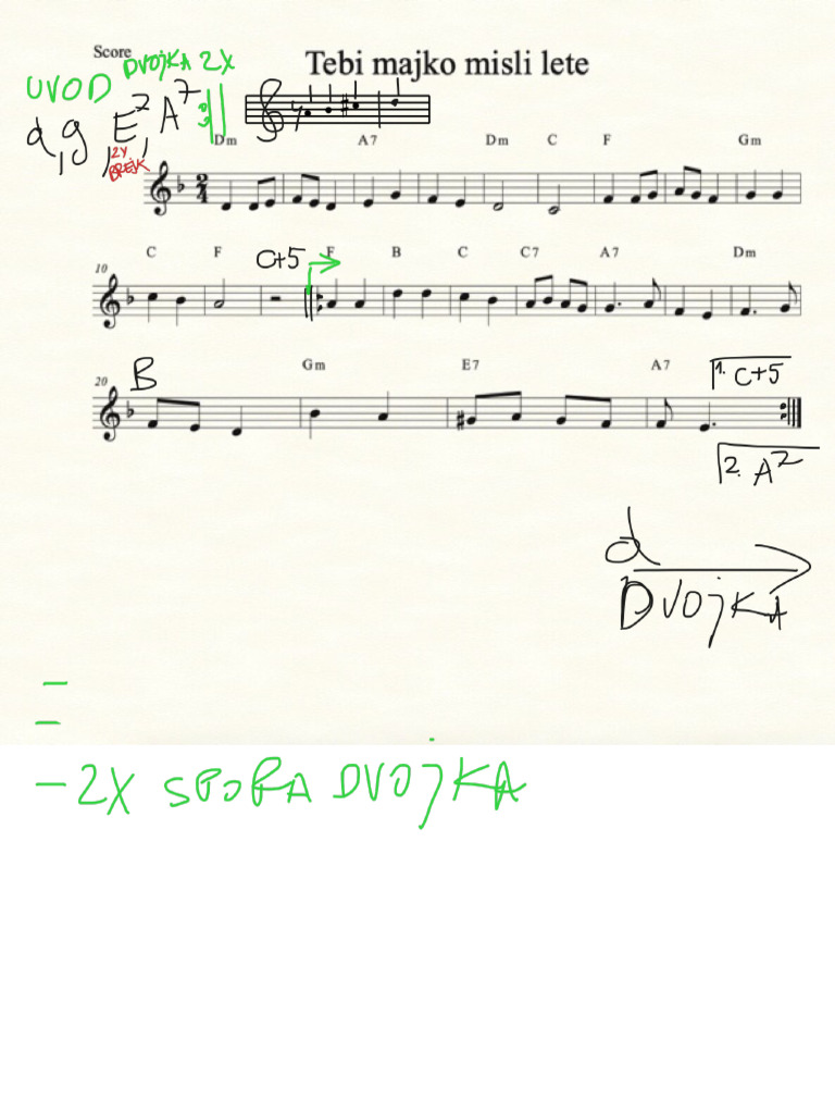 Tebi Majko Misli Lete | PDF