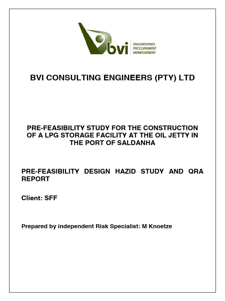 Appendix - G3 - Pre Feasibility Design HAZID Study and QRA Report Rev B ...