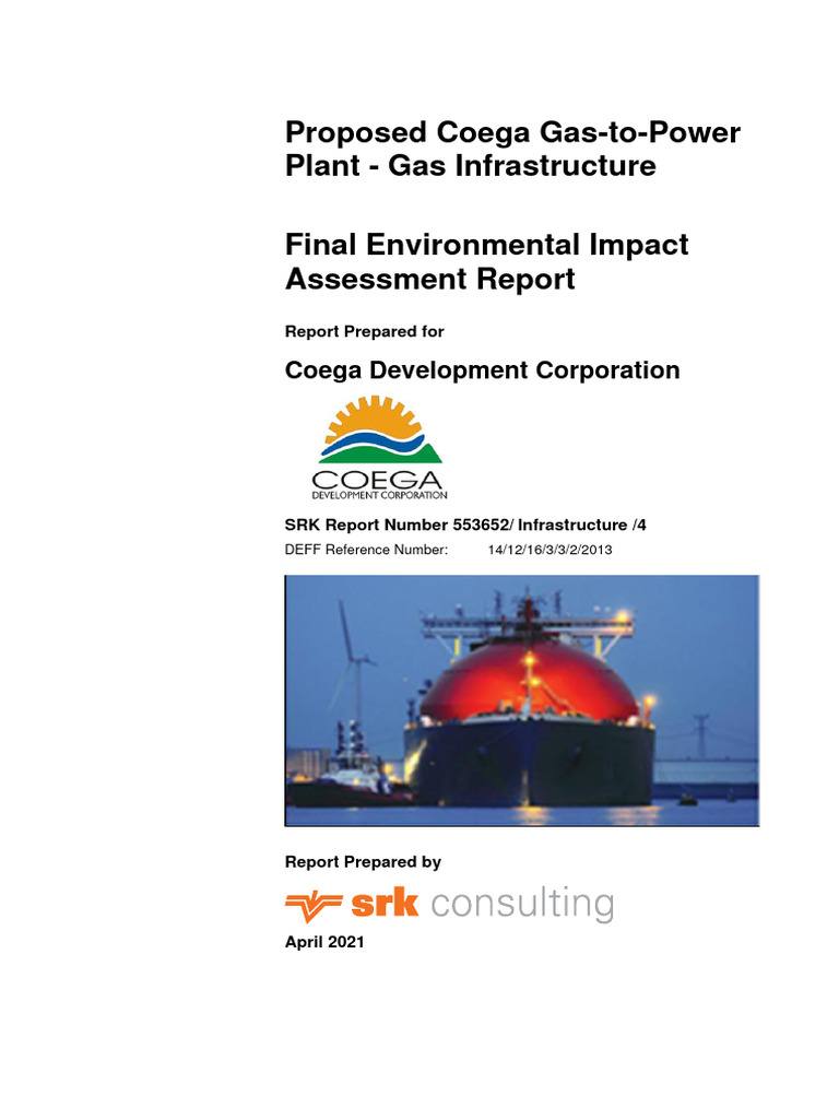 Gas Infrastructure FEIR_00_CDC Gas to Power_Gas Infra_Final EIA Report | PDF | Environmental ...