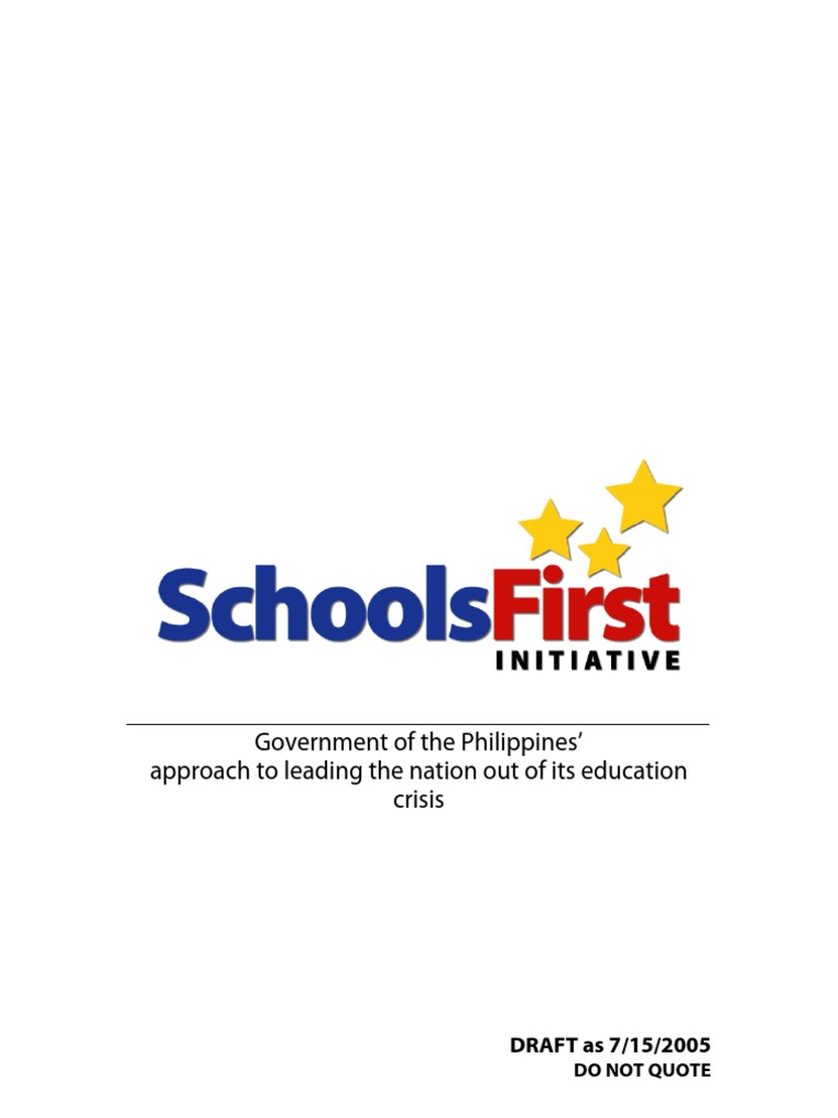 Schools First Initiative | Download Free PDF | Governance | Education ...