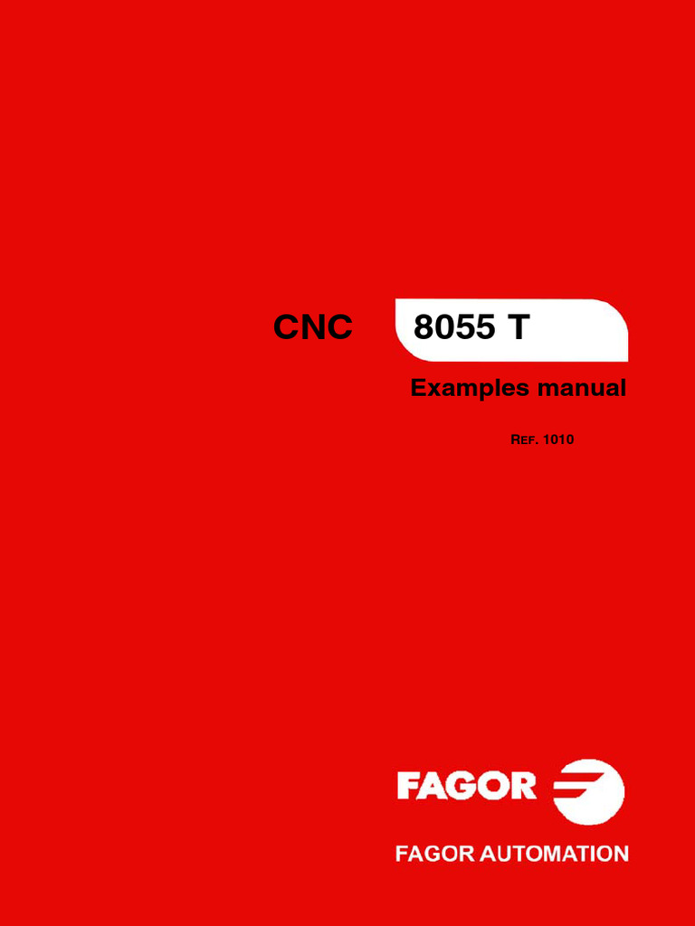 CNC 8055 T Examples Manual | PDF