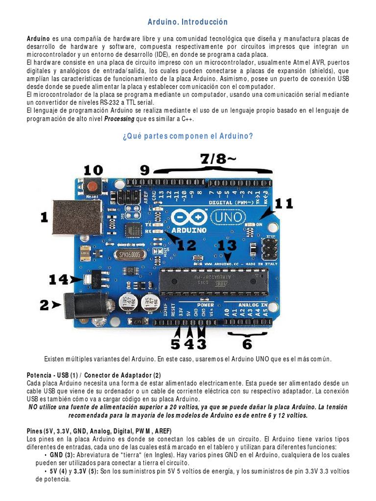 Arduino Apunte Imprimir Copia1 | PDF | Arduino | Programa de computadora