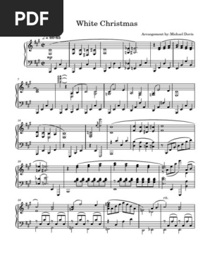 White Christmas Sheet Music Pdf