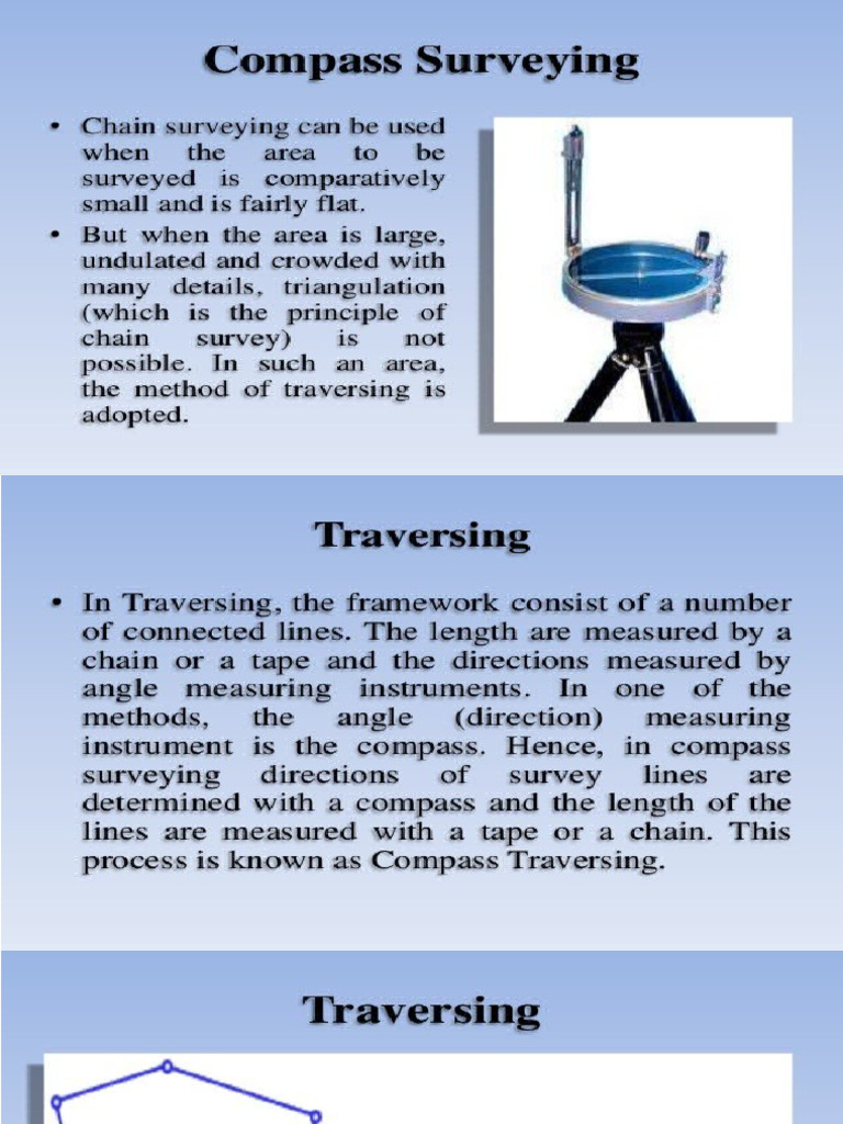 Compass Surveying | PDF