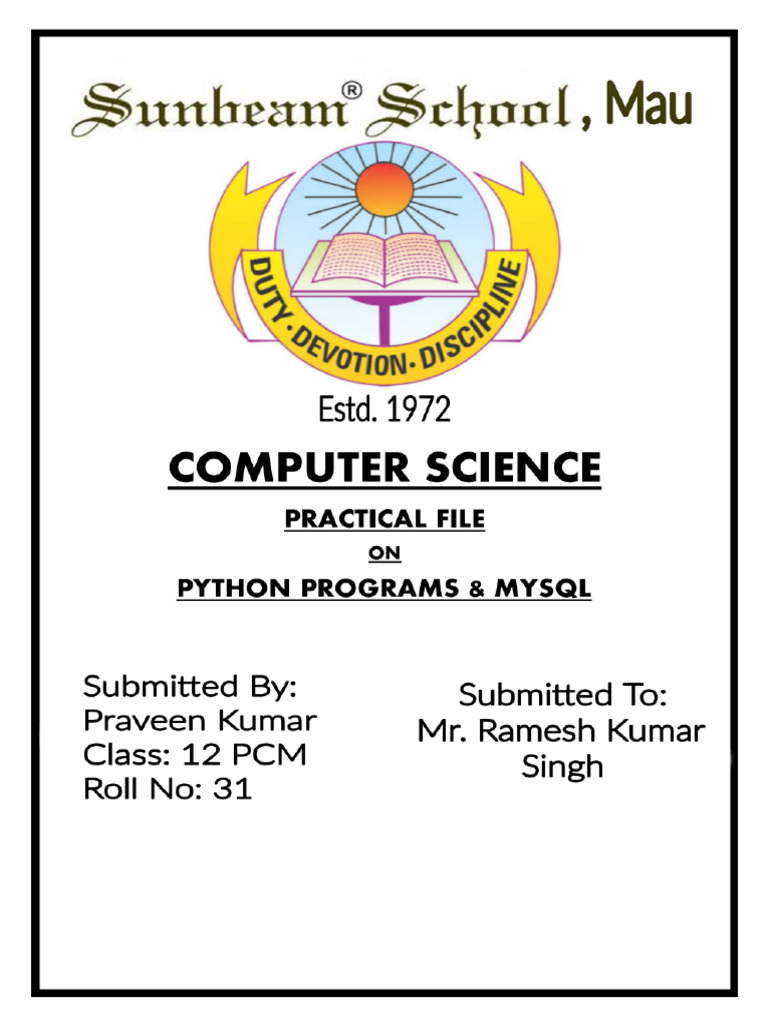 Practical File | PDF