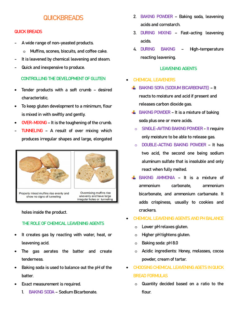 Pastry - Lesson 5 | PDF | Breads | Baking Powder