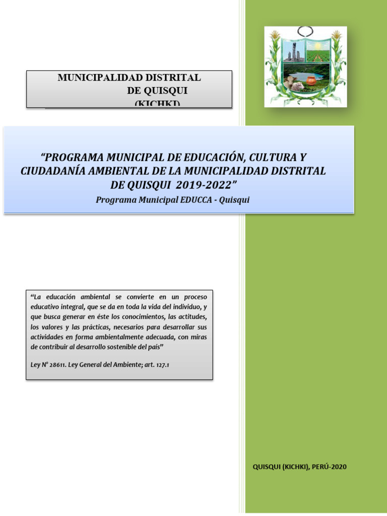 Programa Educca 2019-2022 | PDF