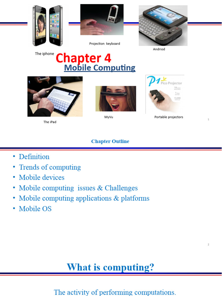 Chapter 4 (WMC) | PDF | Personal Digital Assistant | Mobile App