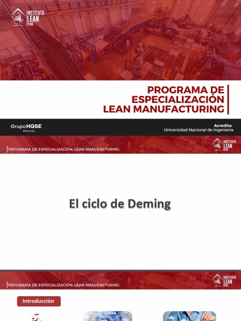 Curso Lean Manufacturing - SESIÓN N°05 | PDF | Planificación | Calidad (comercial)