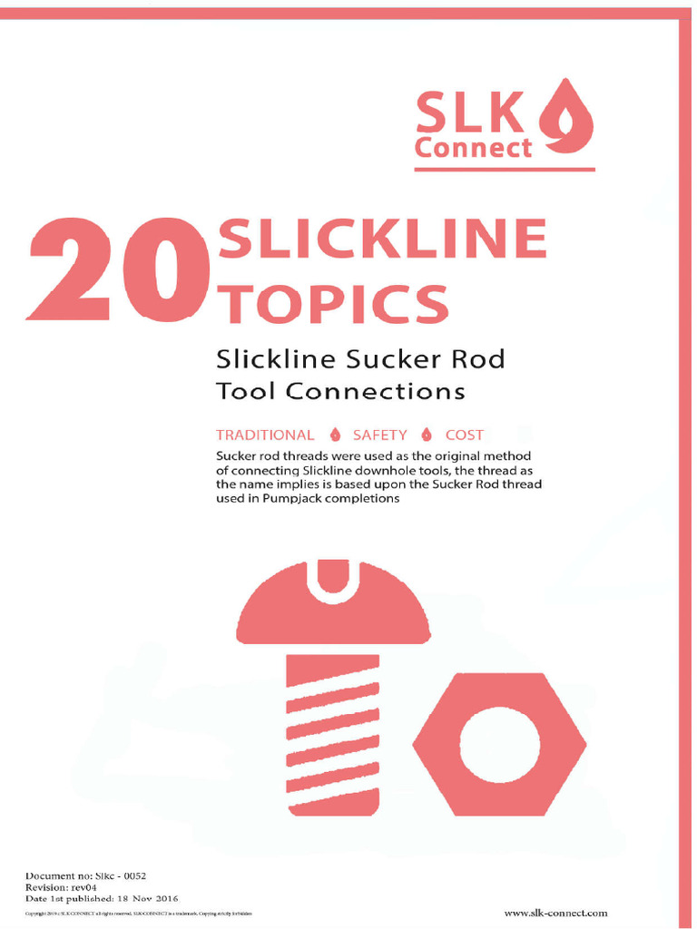 Slickline Sucker Rod Tool Connections | PDF | Home & Garden