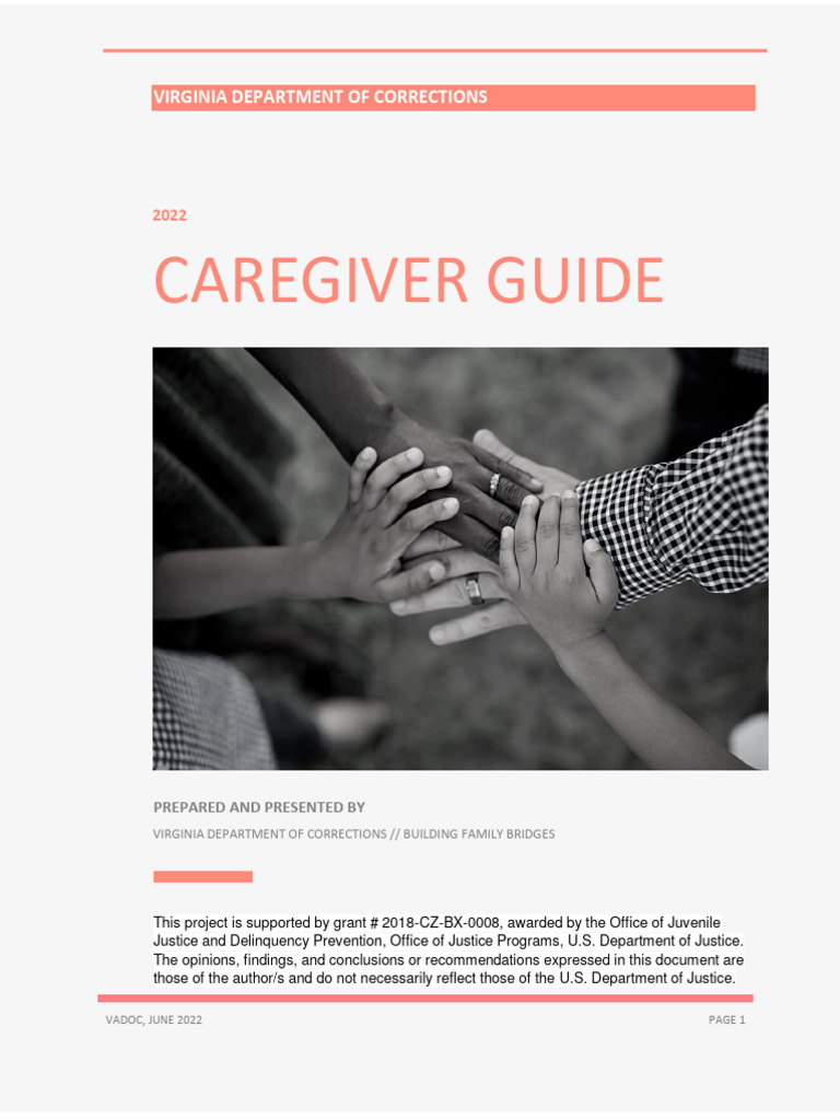vadoc-state-caregiver-guide-2022 | PDF