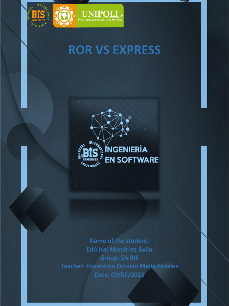 RoR Vs Express Monárrez Ávila Edú Isaí 5A | PDF