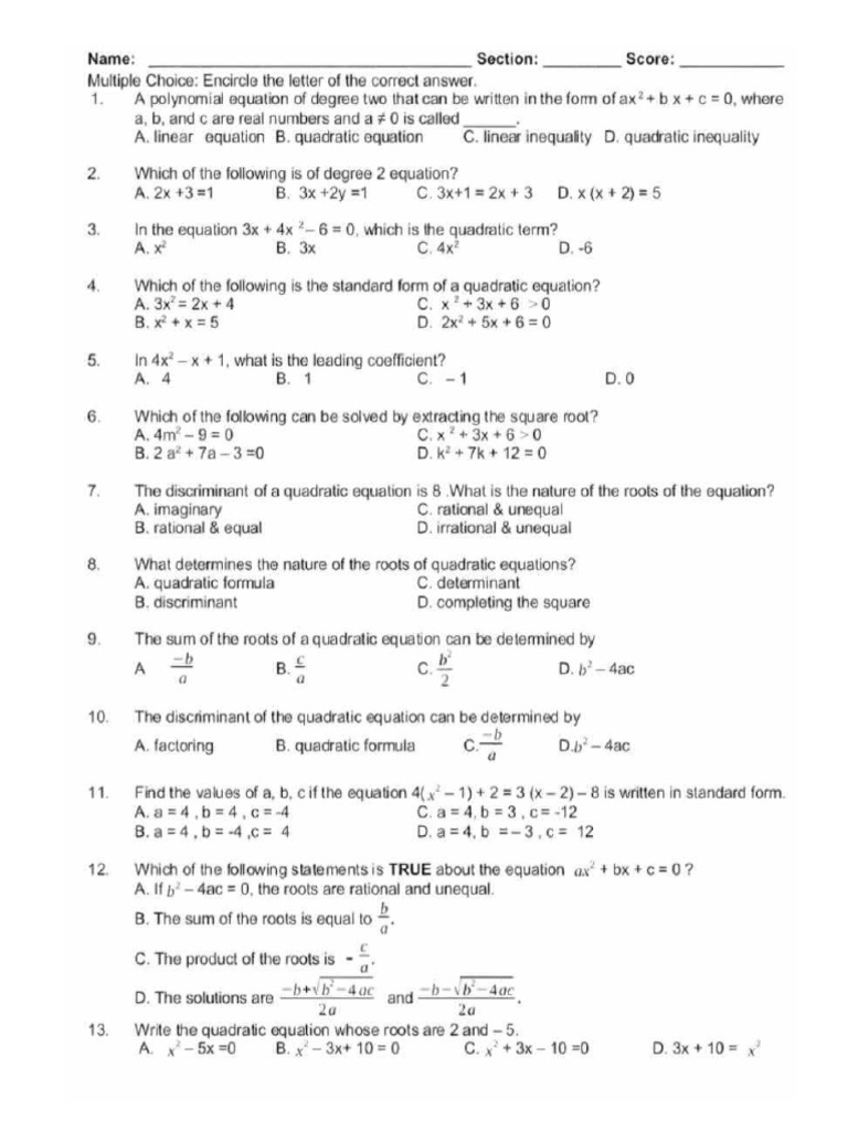 Reviewer Math q1 | PDF
