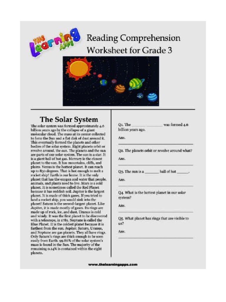 Reading For Grade 3 | PDF