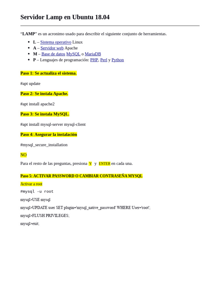 Servidorapachephpmysql20211 Pdf Mi Sql Servidor Apache 7530