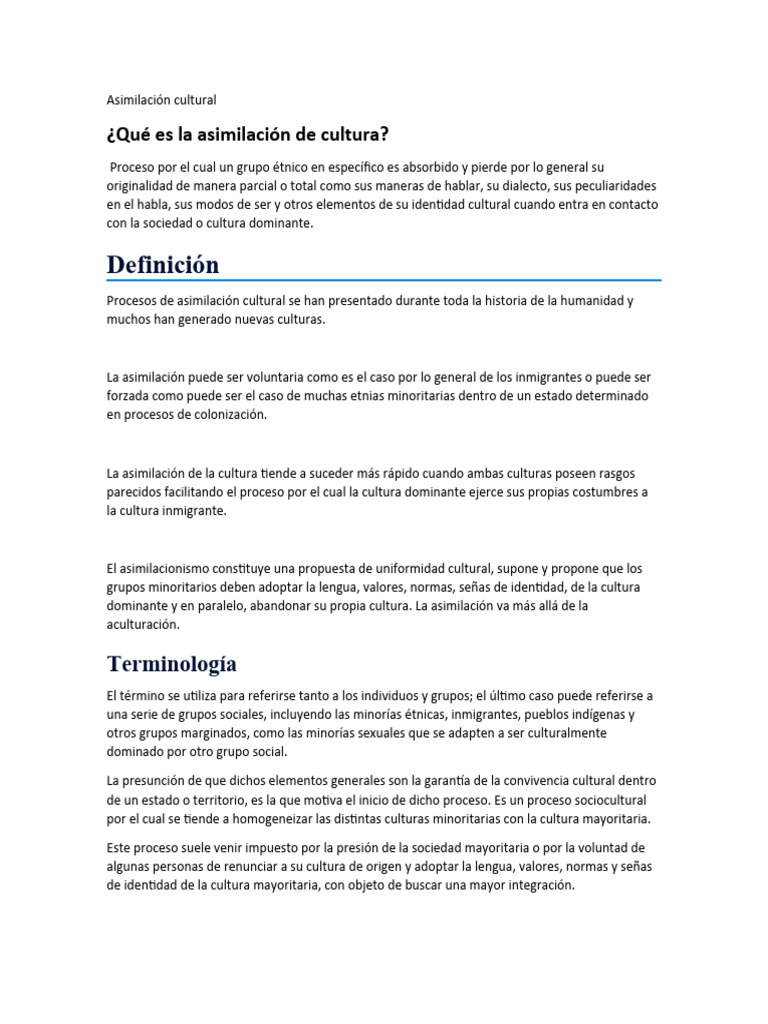 Democracia Pdf Asimilacion Cultural Antropología Cultural
