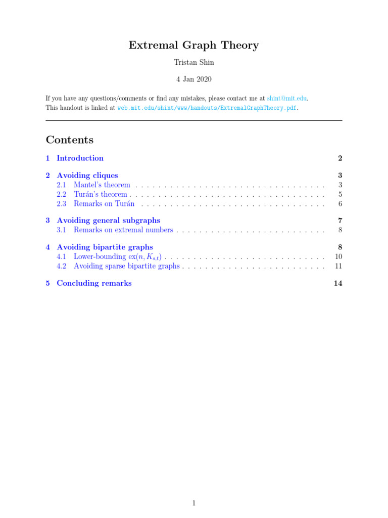 Extrem Al Graph Theory | PDF | Discrete Mathematics | Graph Theory