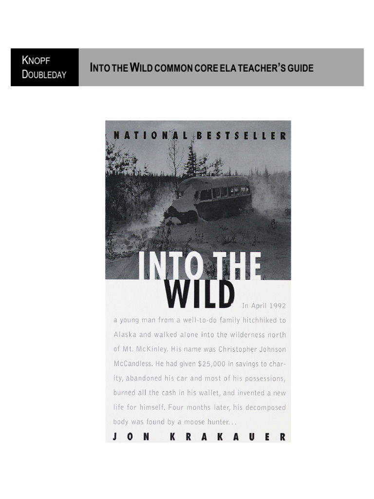 Into the Wild Teacher's Guide | PDF