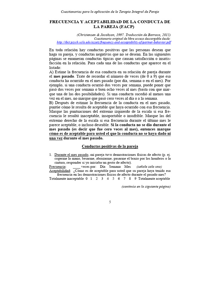 Cuestionario FACP | PDF