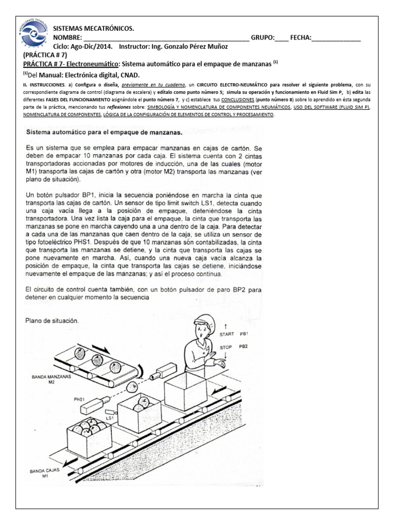 Pract 7 - Formato Editable | PDF | Métodos y materiales de enseñanza | Informática