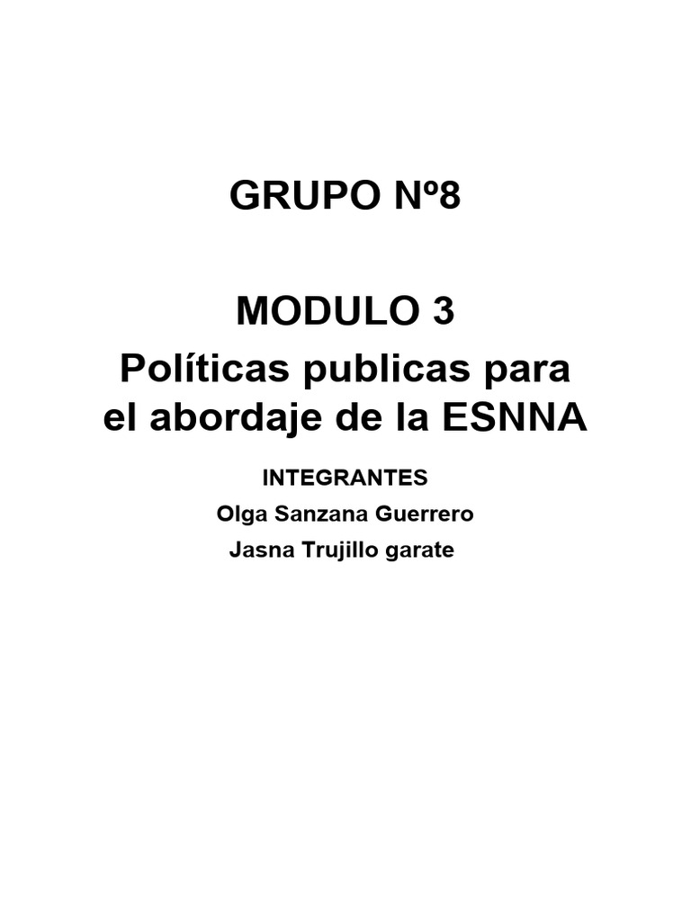 Actividad Modulo 3 | PDF | Chile | Trata de personas