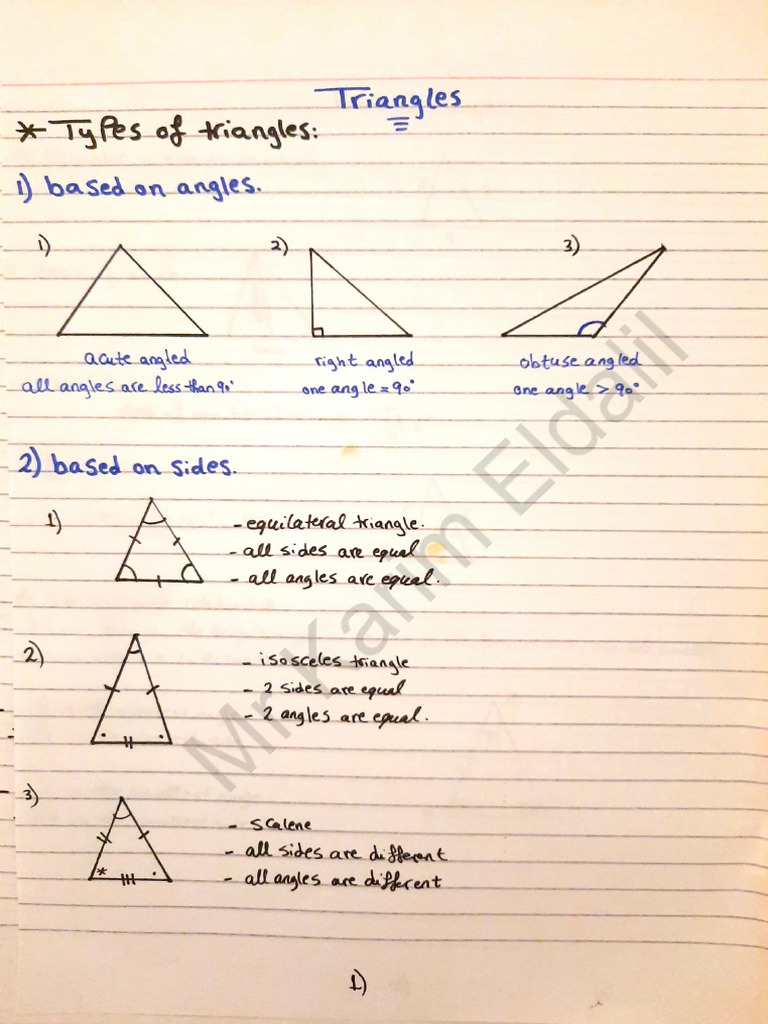 Triangles EST 1 | PDF