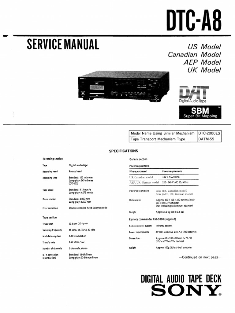sony_dtc-a8_sm | PDF