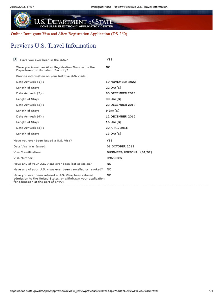 ADILSON BERNARDES - P3 - Immigrant Visa - Review Personal, Address, and ...