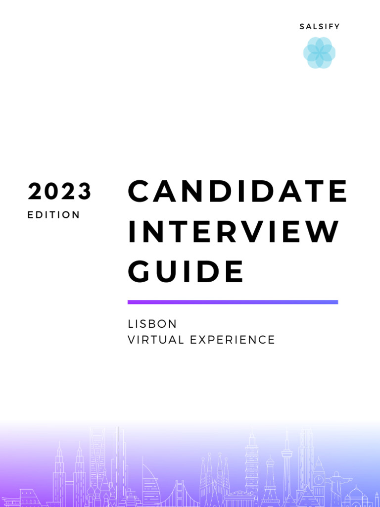 2023 Lisbon Candidate Interview Guide - Virtual Experience | PDF | Employee Benefits | Business