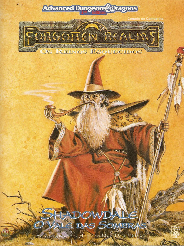Forgotten Realms AD&D - Shadowdale - O Vale Das Sombras - Biblioteca ...