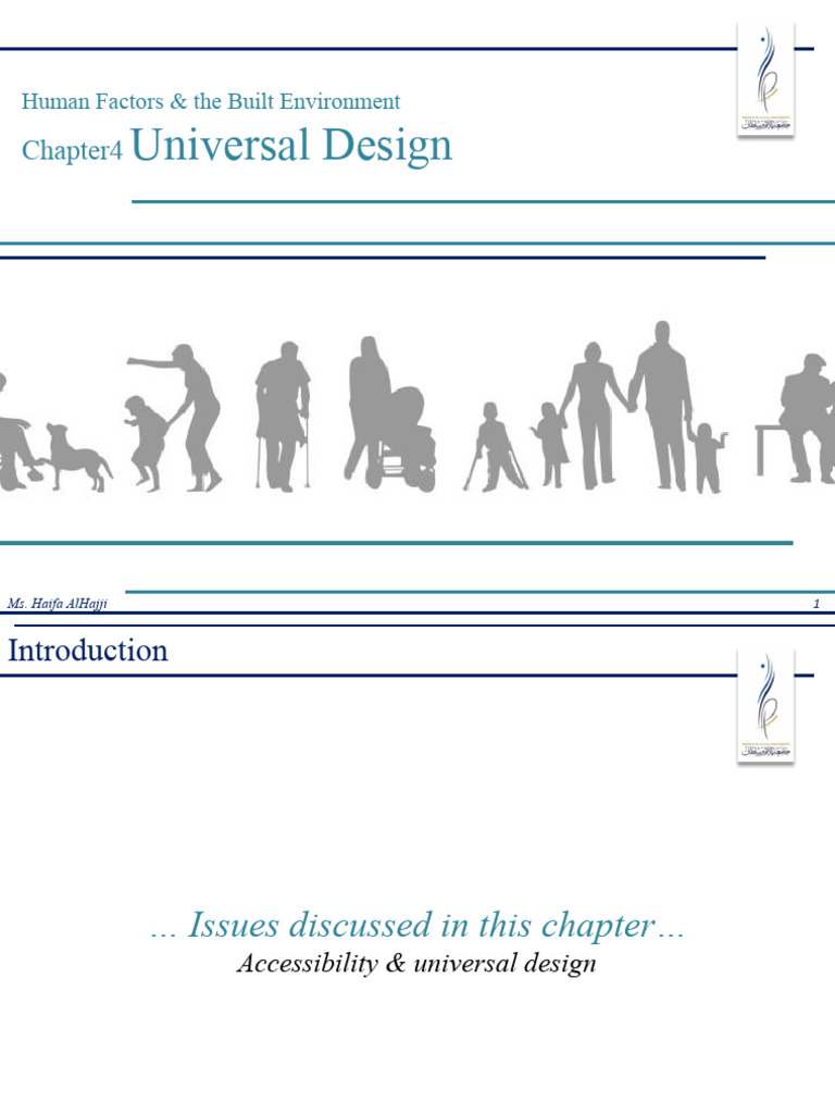 Universal Design | PDF | Americans With Disabilities Act Of 1990 ...