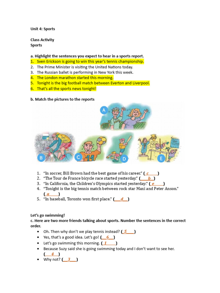 Class Activity Unit 2 Module 2 | PDF