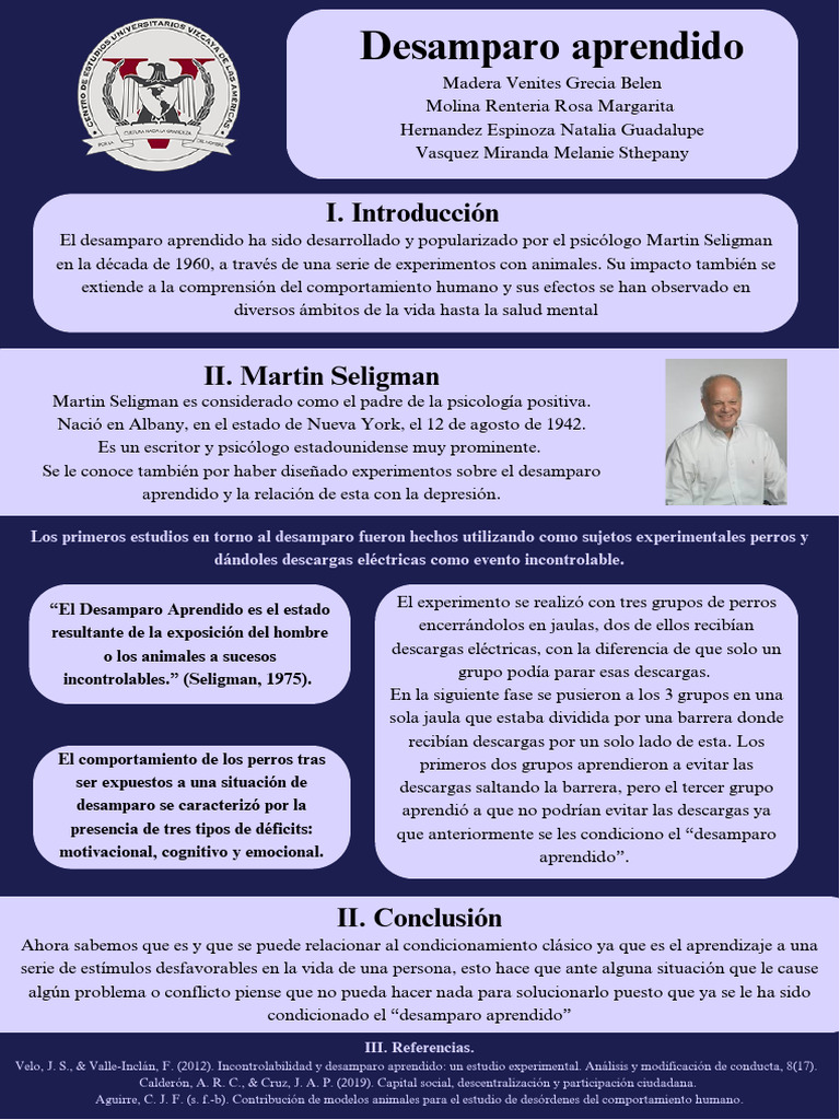 Desamparo Aprendido y Psicología | PDF | Ciencia y matemáticas