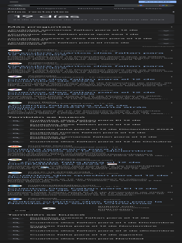 Cuantos Dias Faltan para El 12 de Diciembre - Buscar Con Google | PDF