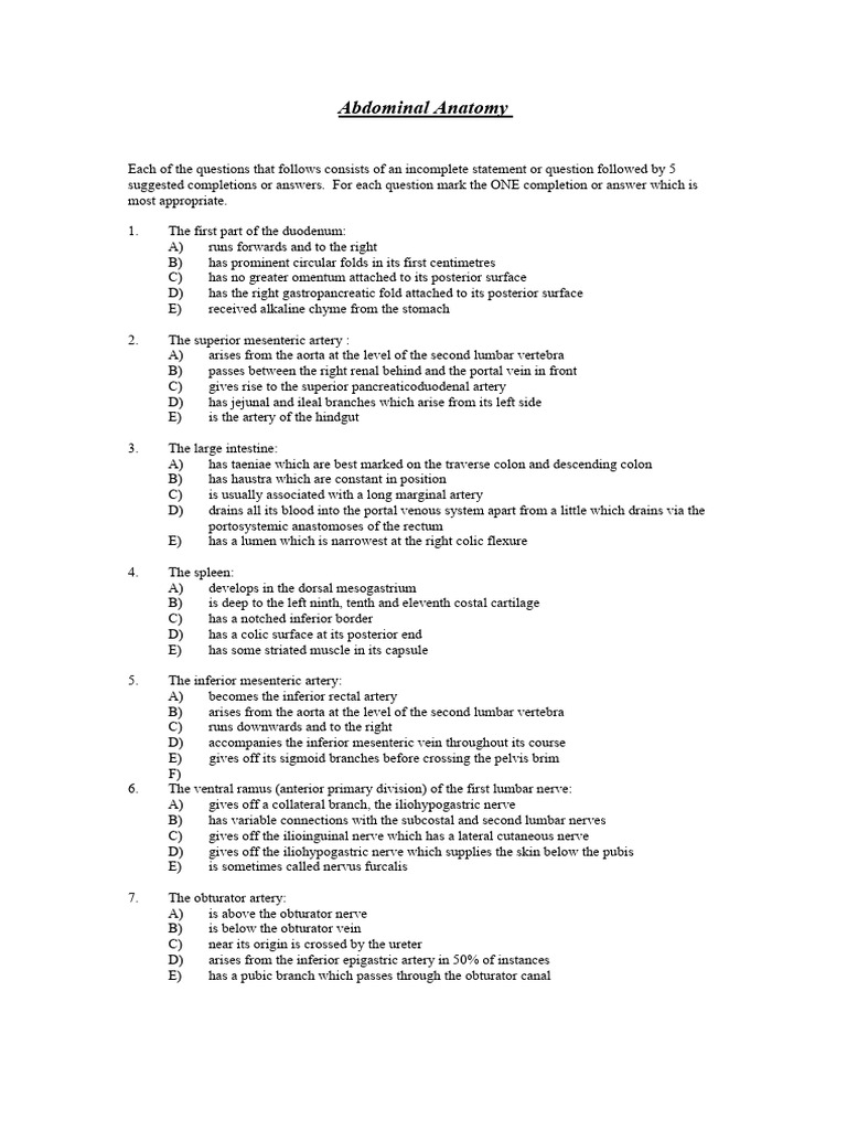 Abdo & pelvis | PDF | Pelvis | Abdomen