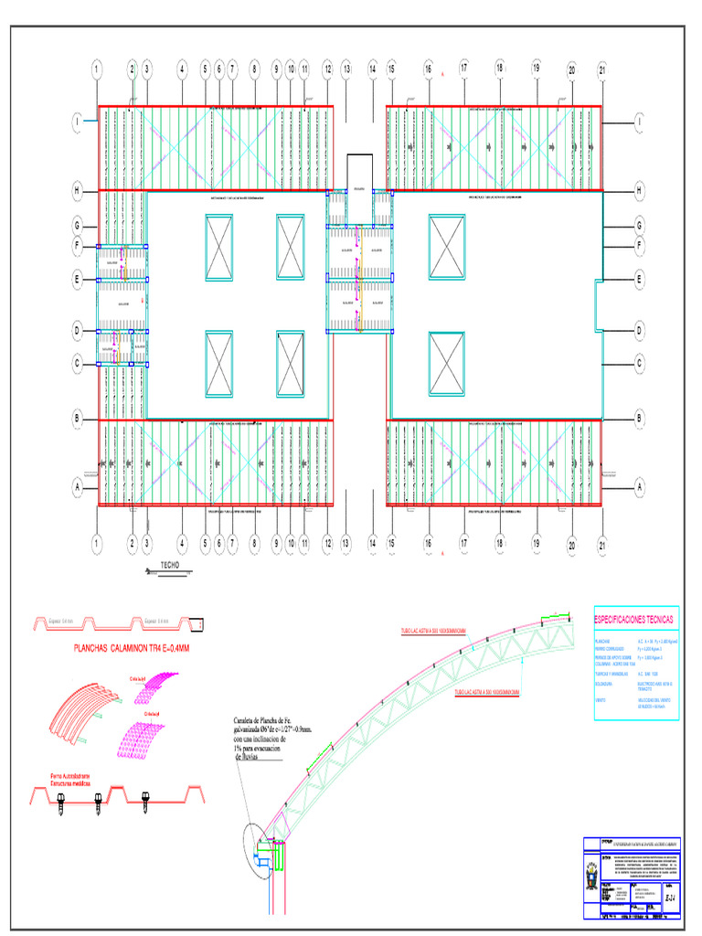 Planos de Estructuras-E-14 | PDF