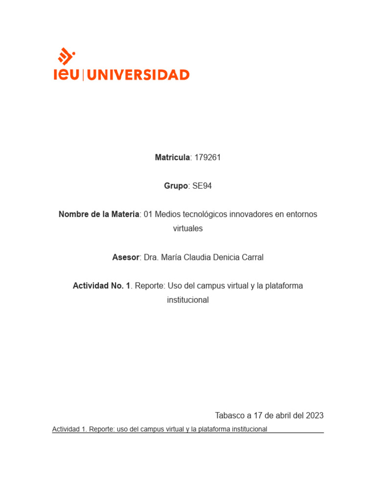 Sarao Santos ACT01 | PDF