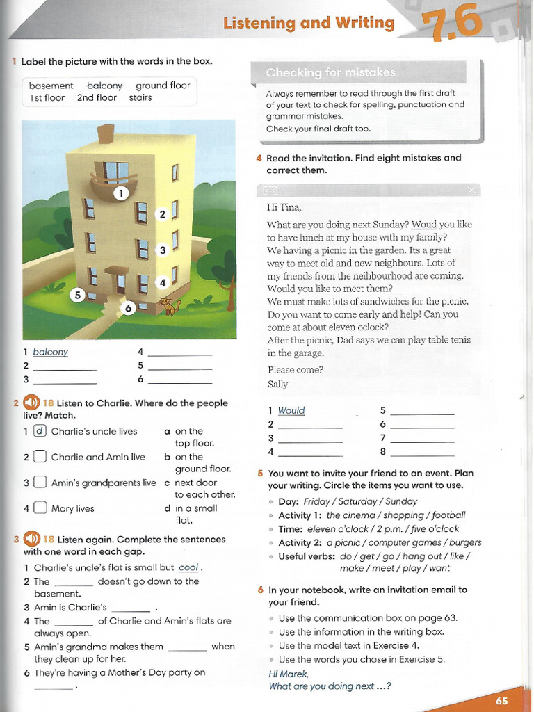 Workbook Unit 7 | PDF