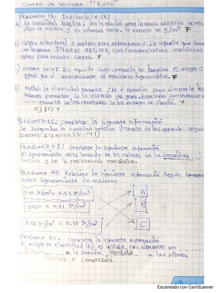 Exámen Rurales - Norma E-010 | PDF