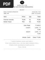 Zomato Invoice | PDF | Invoice | Public Finance