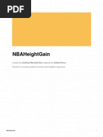 6ft6 Method GUIDE | PDF | Growth Hormone | Physical Attractiveness