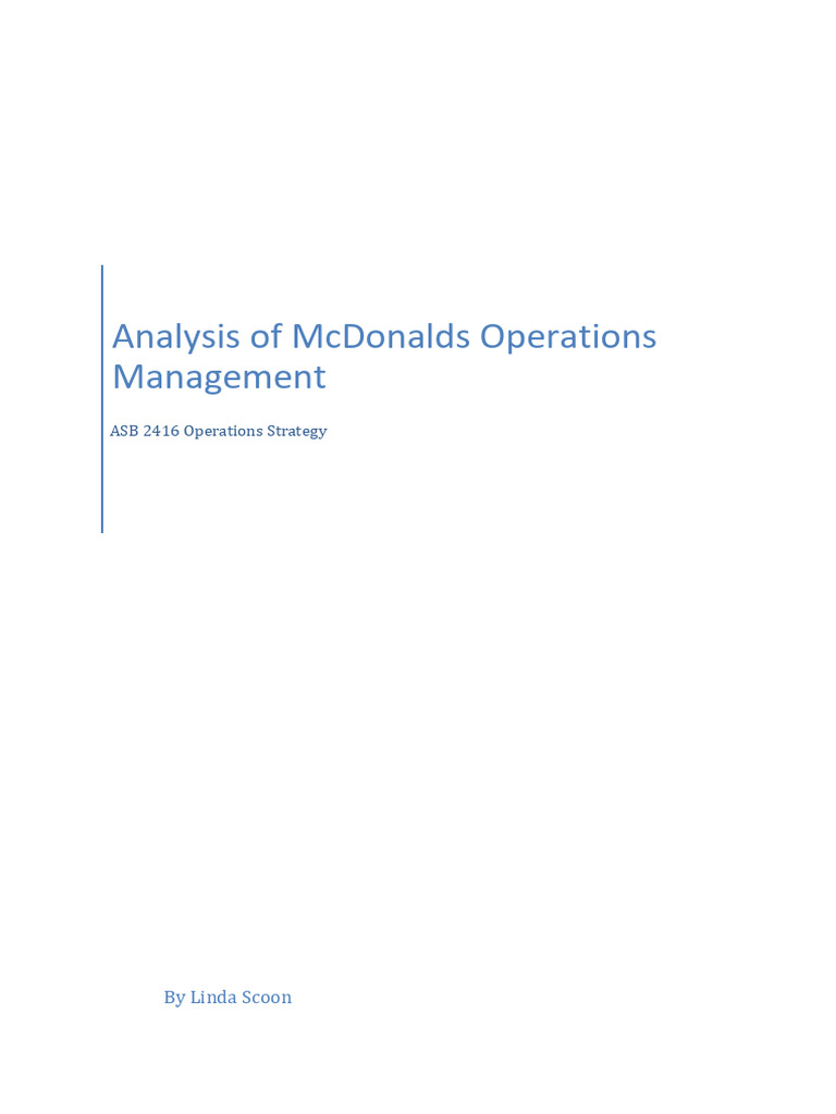 Operations Management | PDF