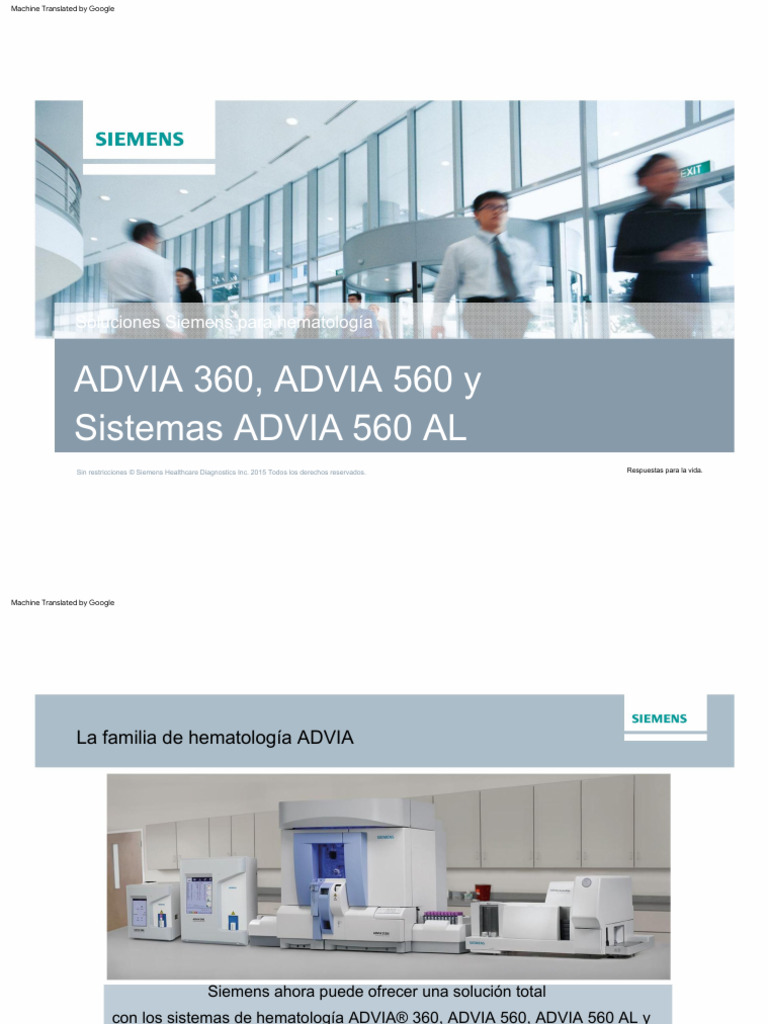 Advia 360 A1 | PDF